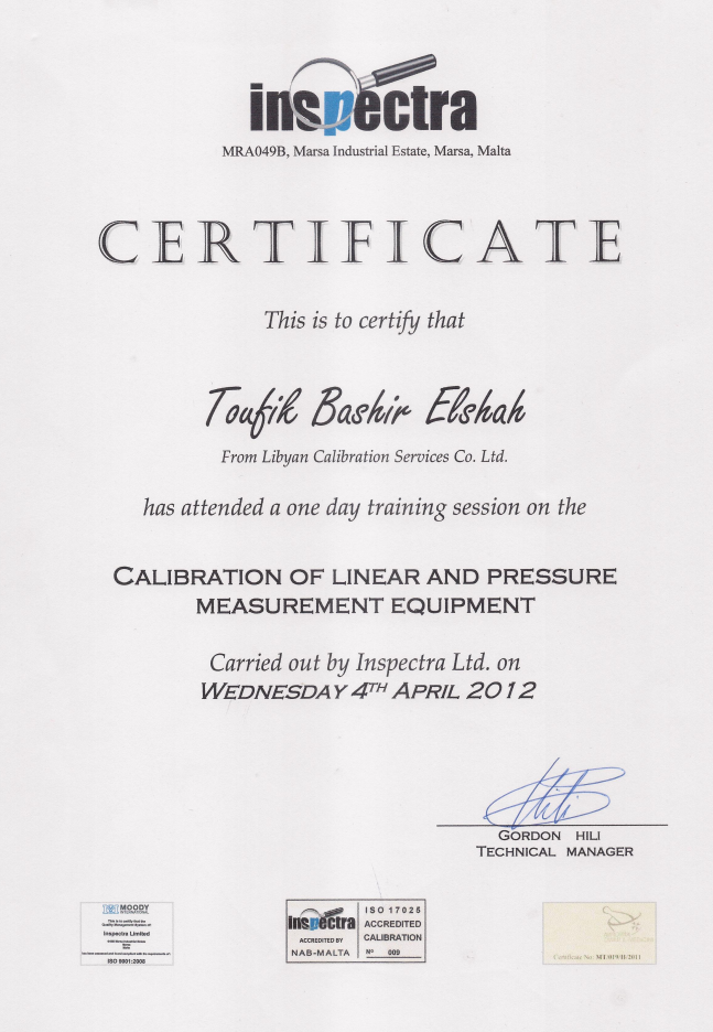 About Libyan Calibration Services